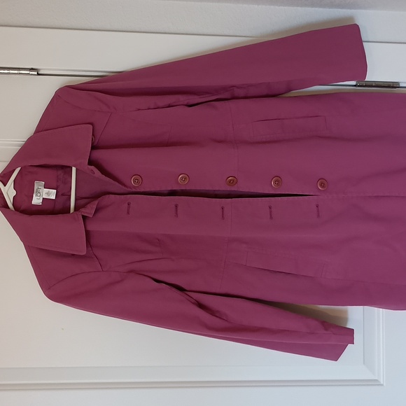 Ann Taylor | Jackets & Coats | And Taylor Loft Preowned Jacketcoat Pink ...